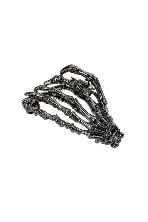 Skeleton Hand Hair Clamp- Shop Gothic Accessories Lucky Doll Ph