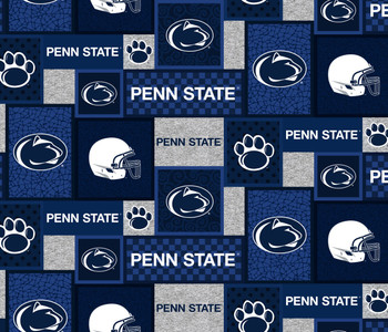 Penn State Fleece Fabric Patch Design | Free Shipping