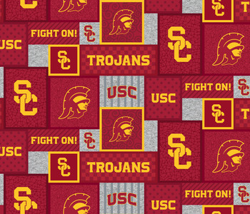University of Southern California USC Trojans College Patch Fleece ...