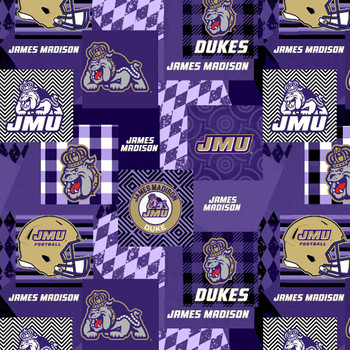 Officially Licensed James Madison University Minky Fabric with ...