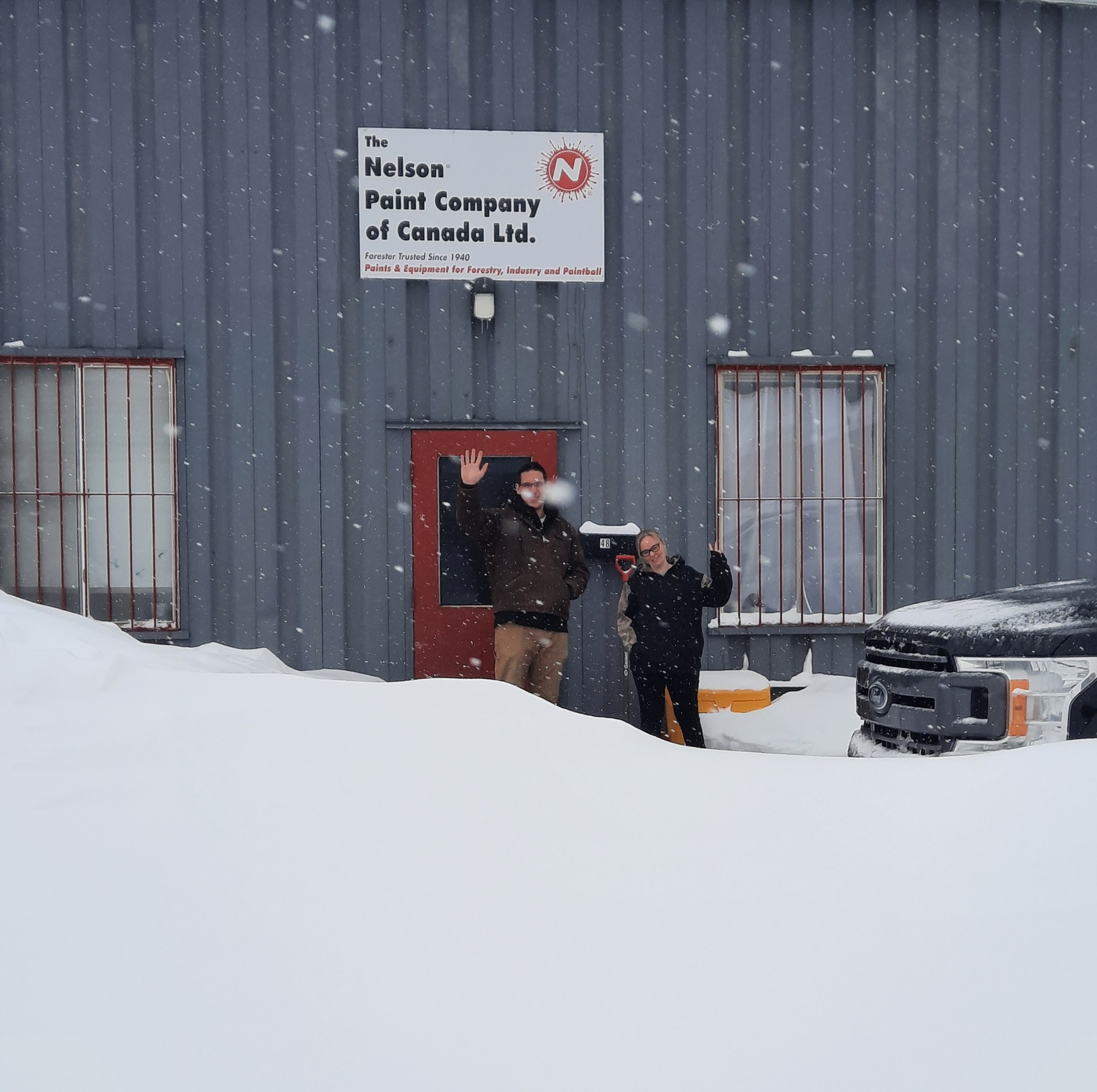 Snow Doesn't Slow Us Down! - The Nelson Paint Company