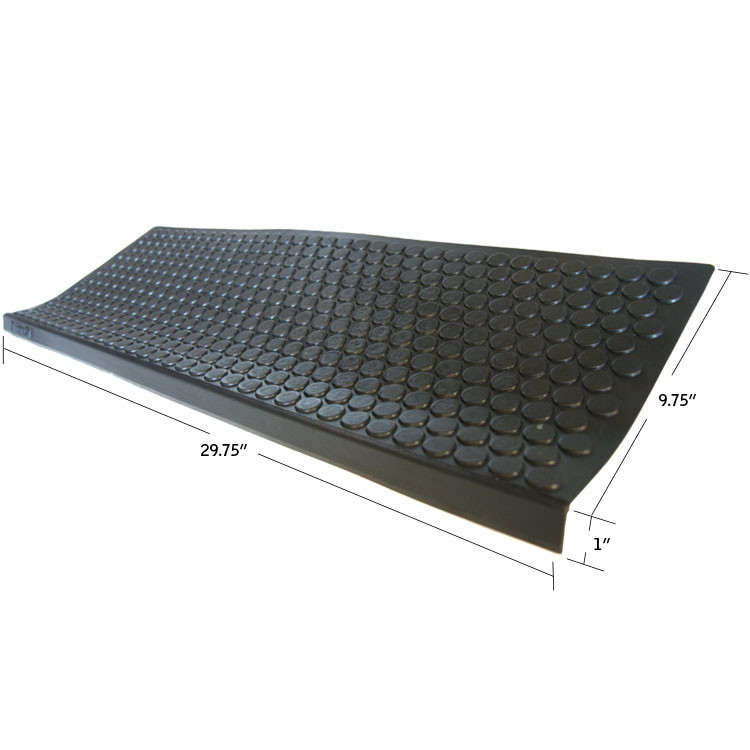 Coin-Grip Rubber Step Mats
