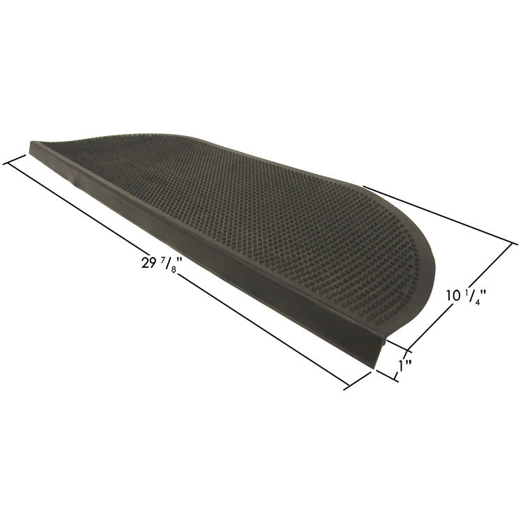 "Grip-Tight" Rubber Stair Treads - (6 pack)