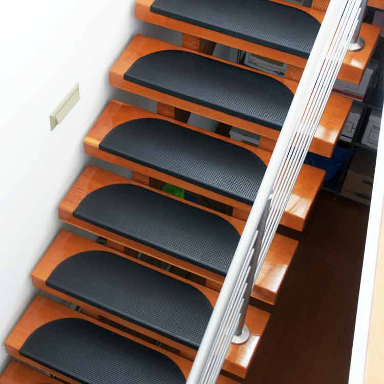 "Grip-Tight" Rubber Stair Treads - (6 pack)