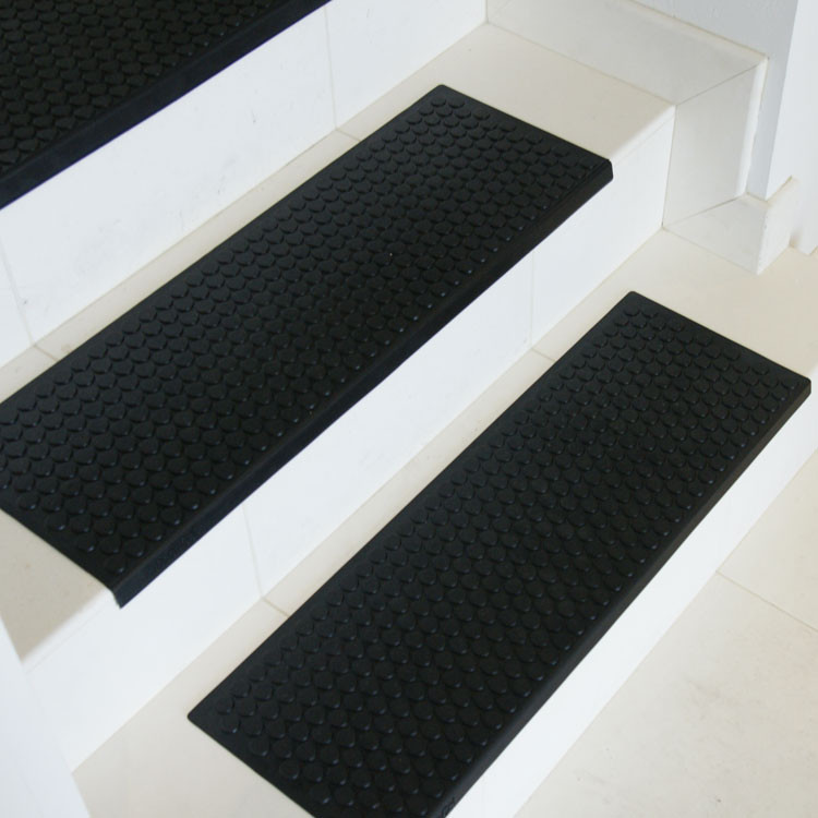 Coin-Grip Rubber Step Mats