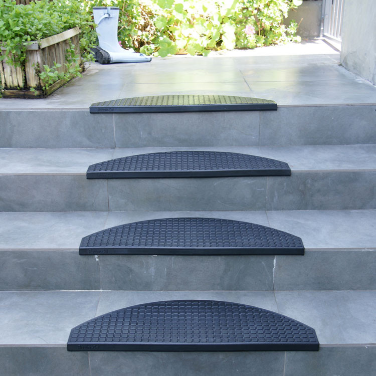 Secure Rubber Treads for Stairs Can Outsmart Slick and Slippery Stairways
