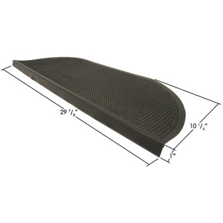 "Grip-Tight" Rubber Stair Treads - (6 pack)