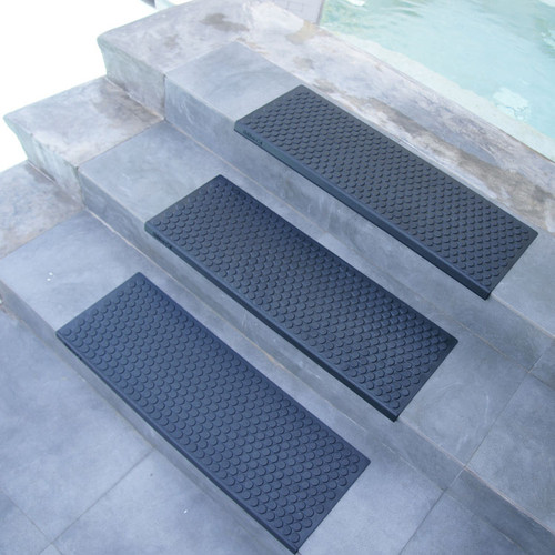 Coin-Grip Rubber Step Mats
