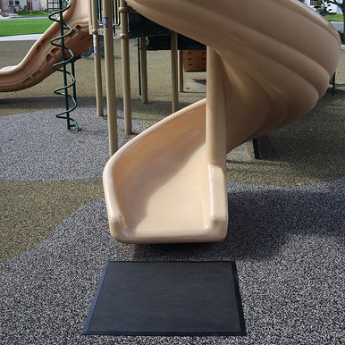 Rubber Playground Slide Landing Mats