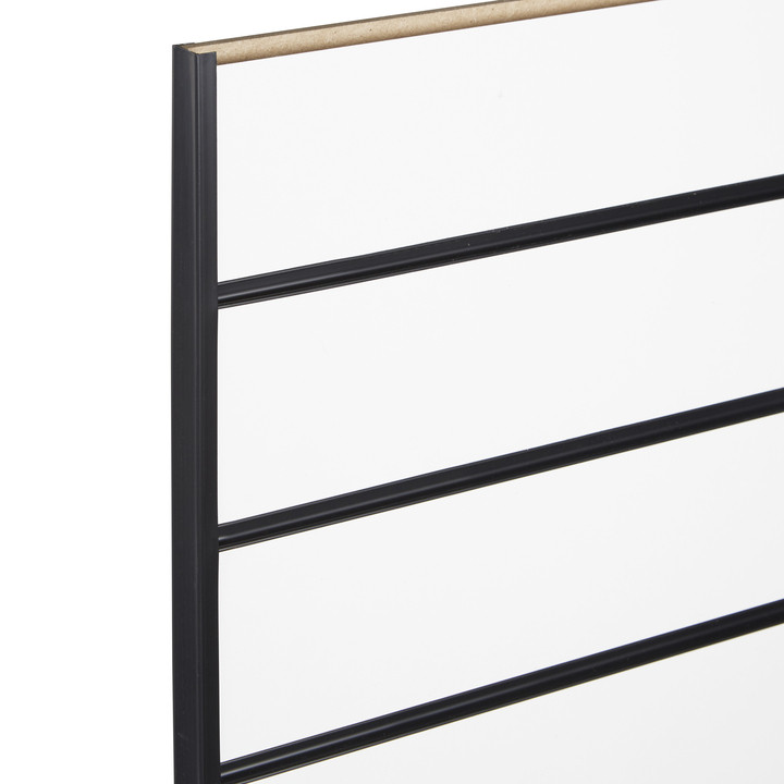 Black End Cap for Slatwall Panels - Length 2400mm