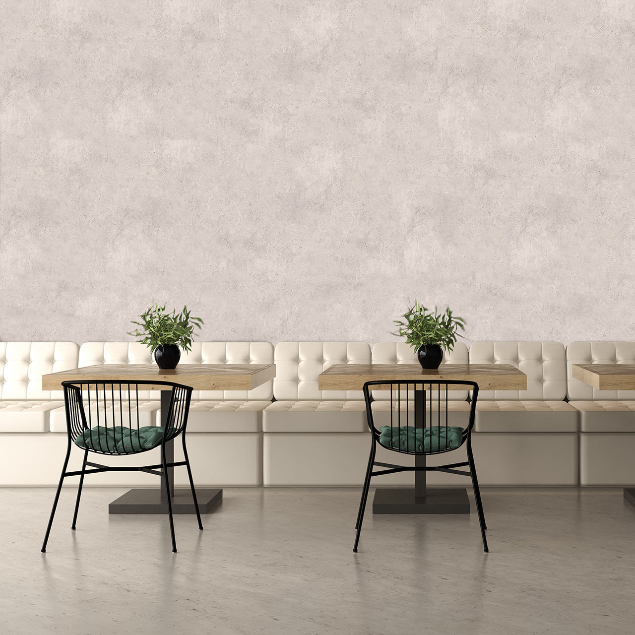 Crema Concrete Wall Panel Tile - Portrait panels - PVC