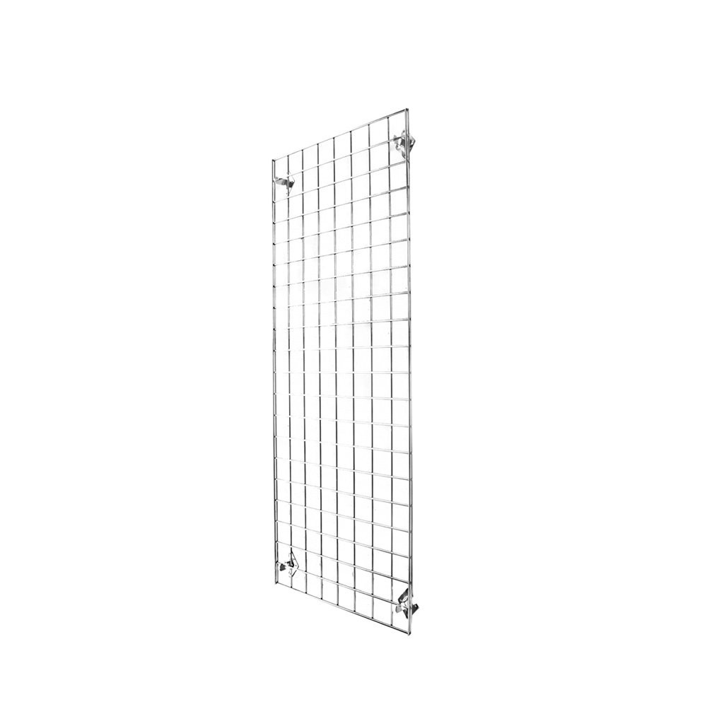 4ft Wall-Mounted Grid Mesh Display - H1220 x W610mm