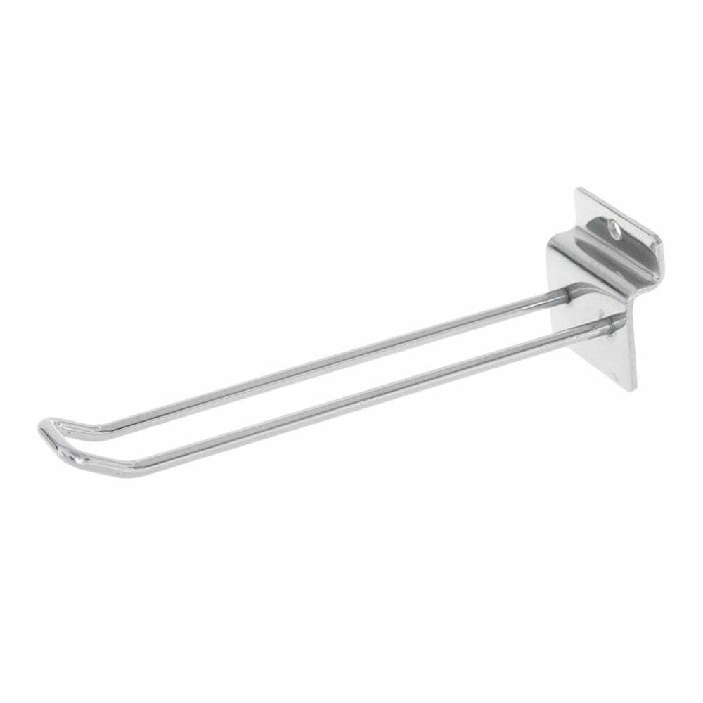 8-Inch Slatwall Euro Hook - 200mm - Choice of different lengths