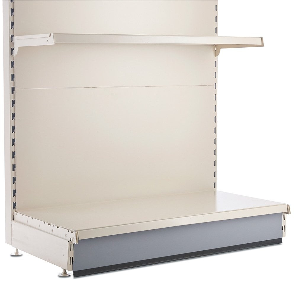 Kick Plinth for Retail Shelving Wall or Gondola Units - W1250mm ...