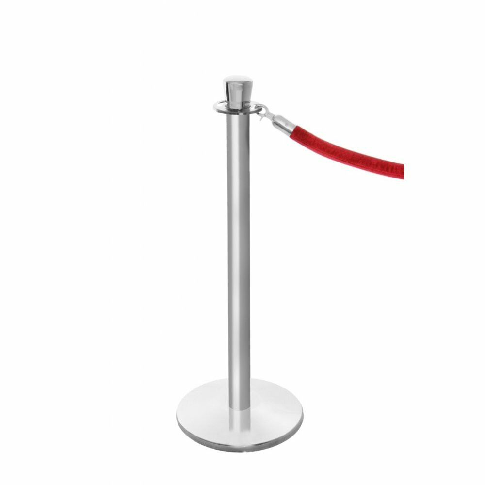 Premium Barrier Post - Polished Stainless Steel Post for Rope Barriers ...