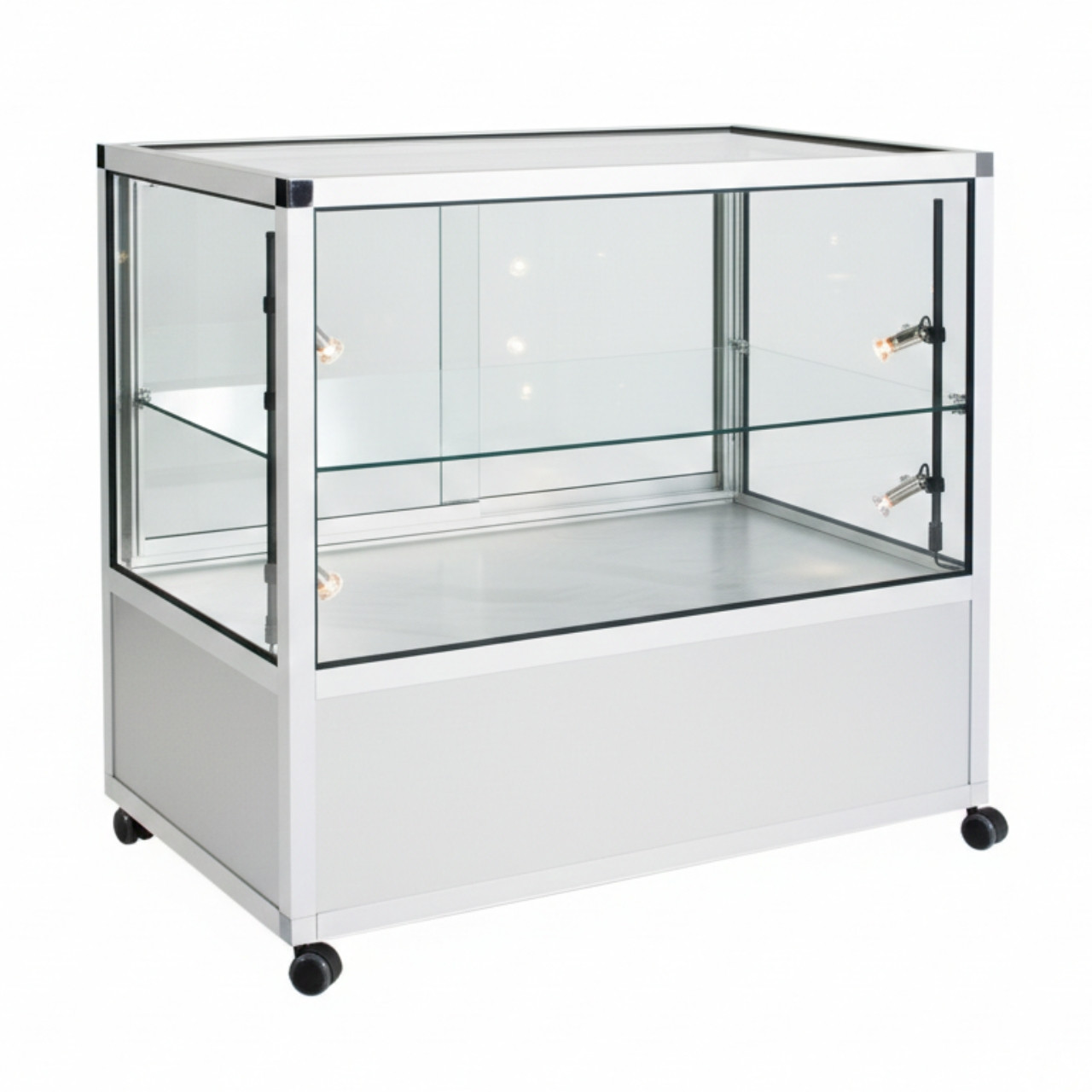 Glass Display Counter With or Without Mini Spotlights with 1 Glass ...