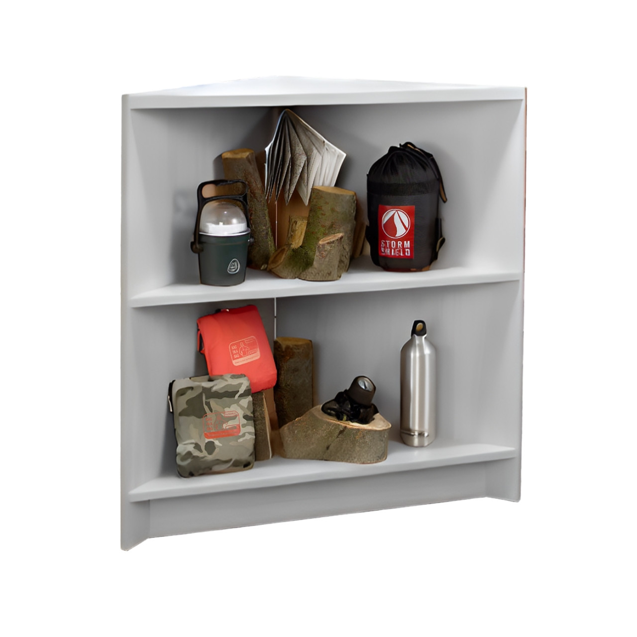 Open Corner Unit with 1 Shelf - Aura Range - Choice of various finishes