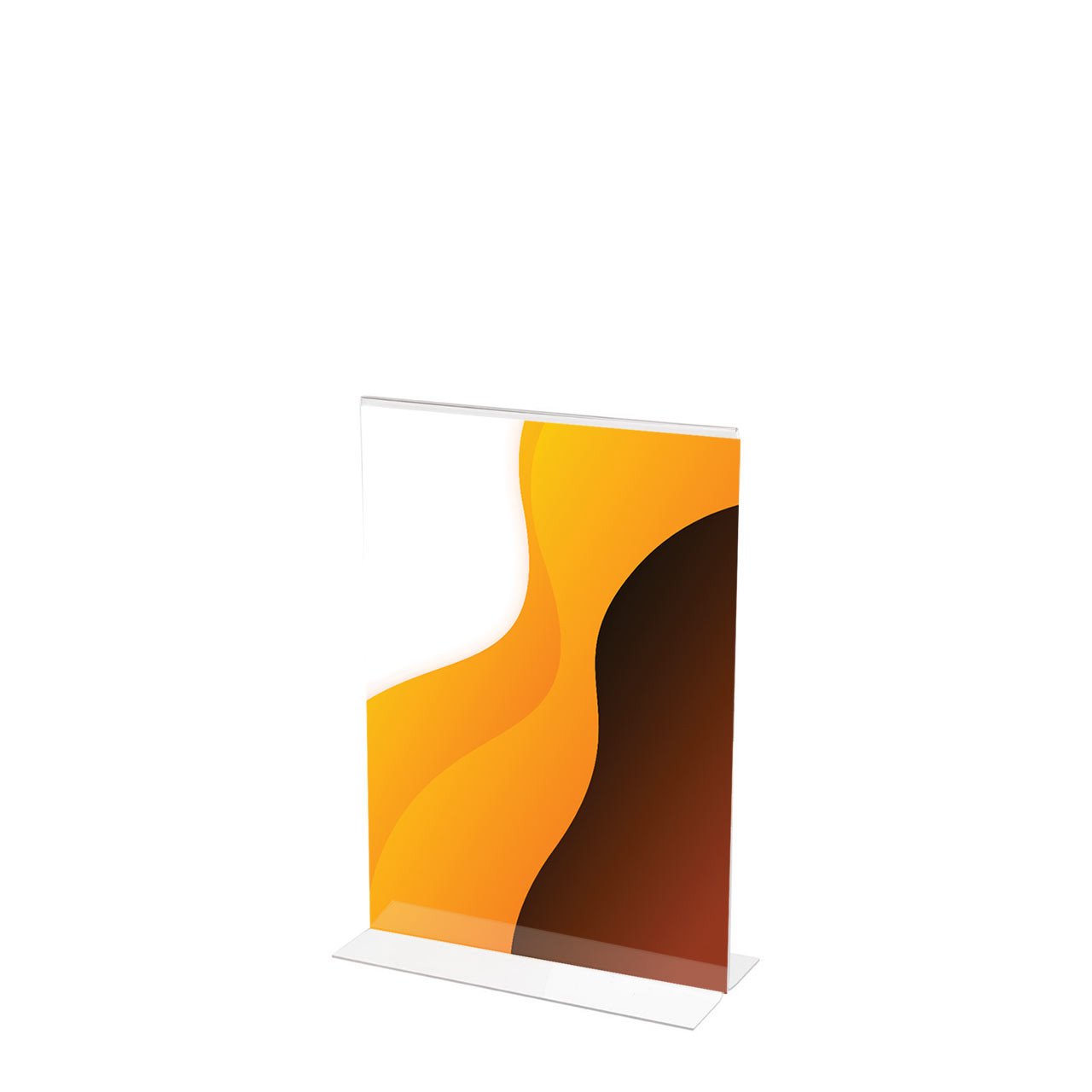 Upright Sign Holder - A6, Portrait - H150 x W109mm