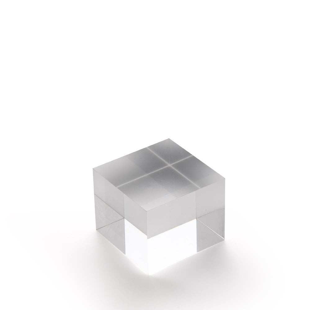 Small Acrylic Solid Display Block - H40 x W50 x D50mm