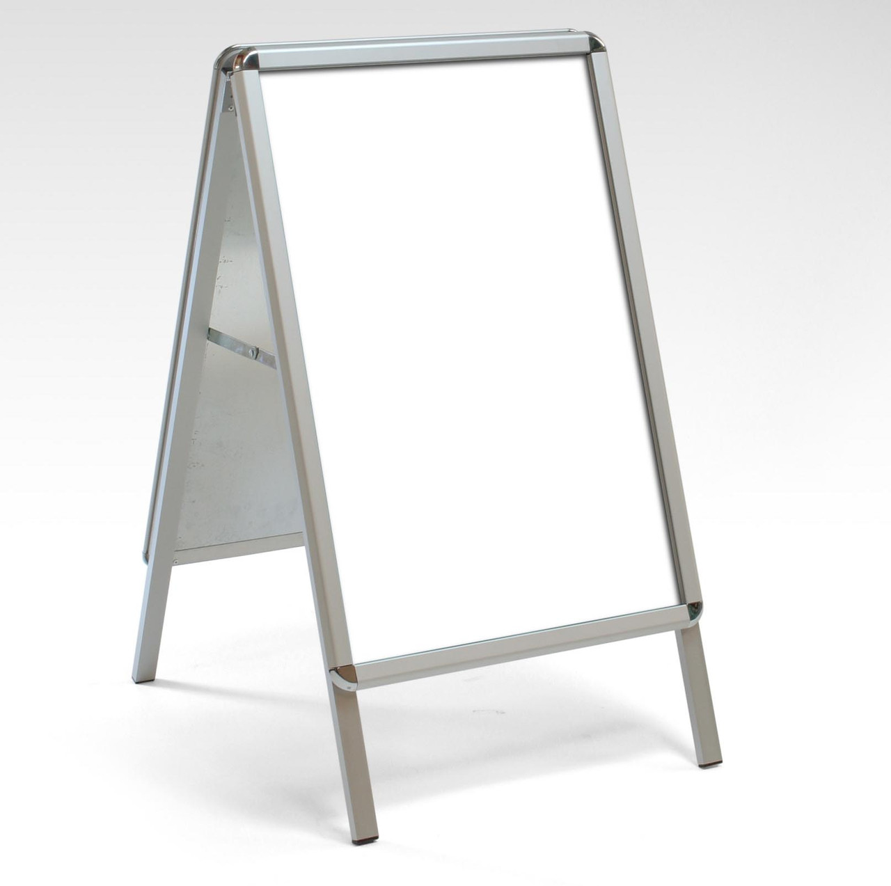 A1 Aluminium Pavement Display Board with Snap Frame - Silver