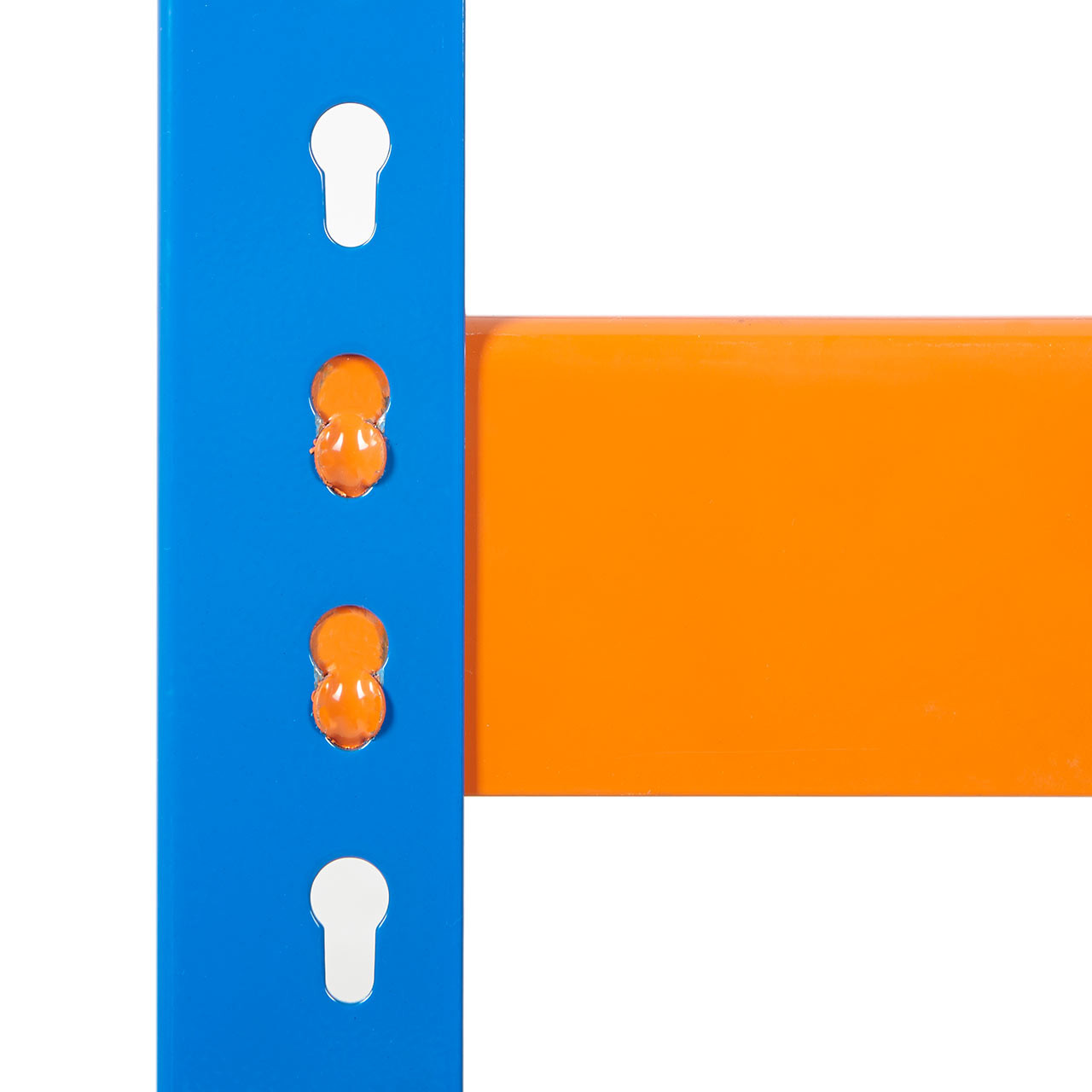 Blue & Orange Heavy Duty Warehouse Shelving With Steel Shelves - Up to ...