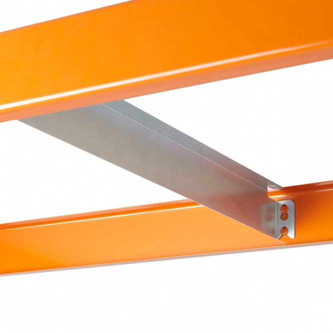 Blue & Orange Heavy Duty Warehouse Shelving With Steel Shelves - Up to ...