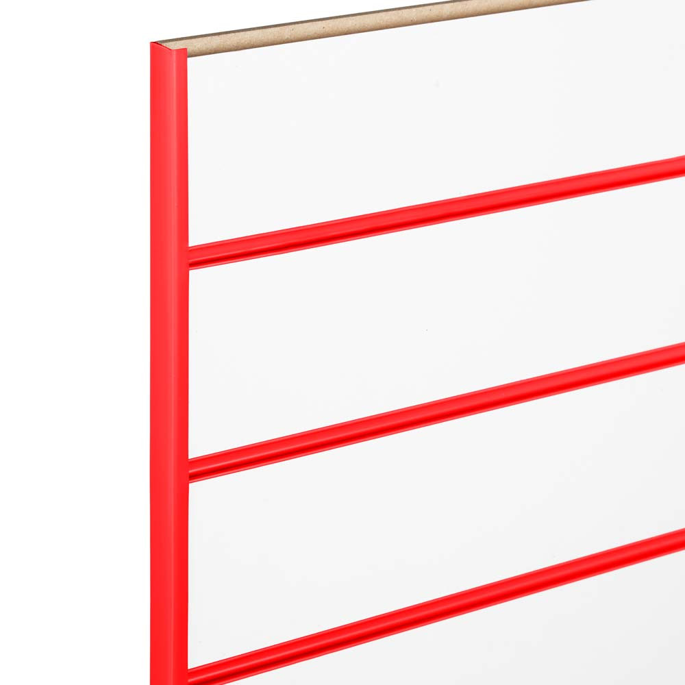 Red End Cap for Slatwall Panels - Length 2400mm