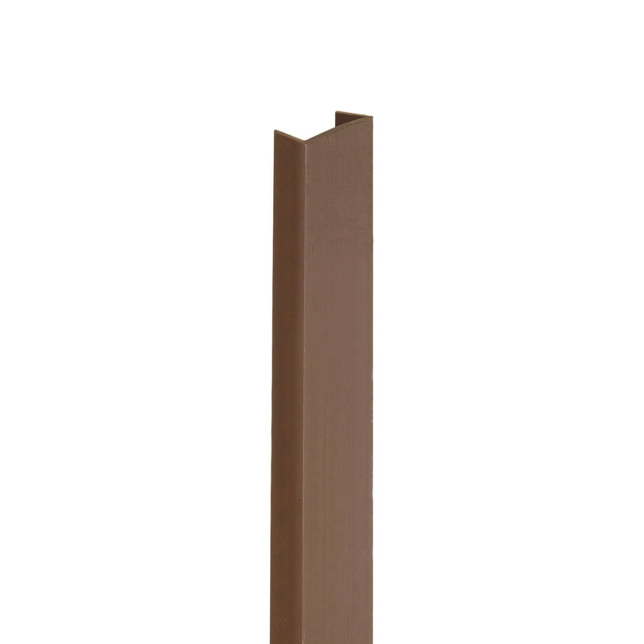 Brown End Cap for Slatwall Panels - Length 2400mm