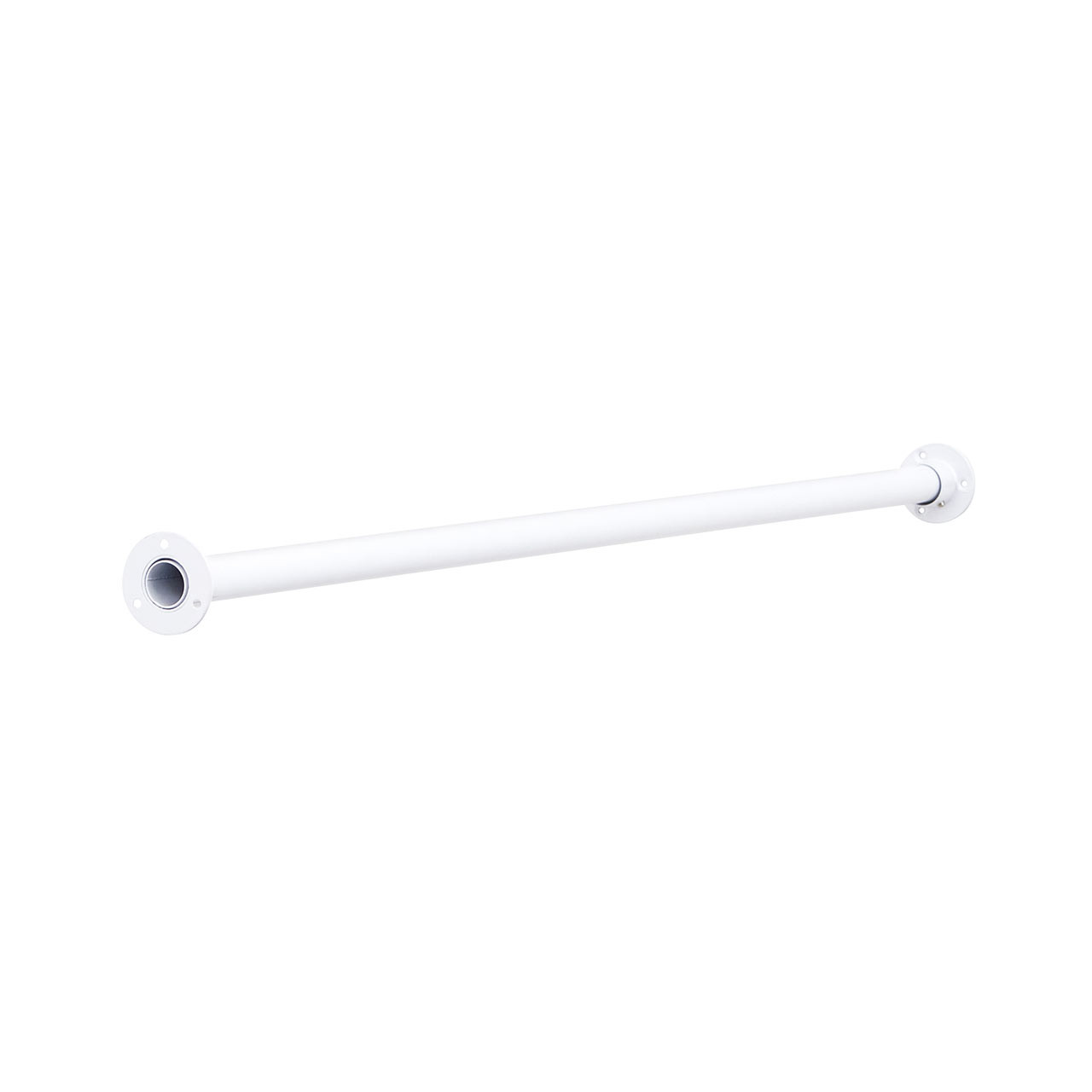 1m Alcove White Tube Hanging Clothes Rail
