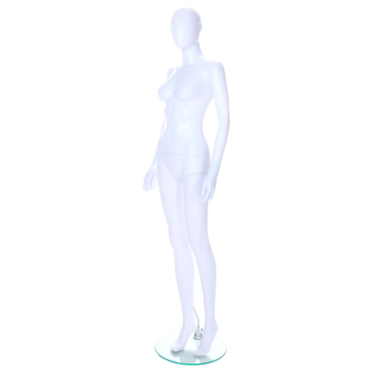 Candor Faceless Egghead Mannequin 01 - Female - Matt White - Eco ...