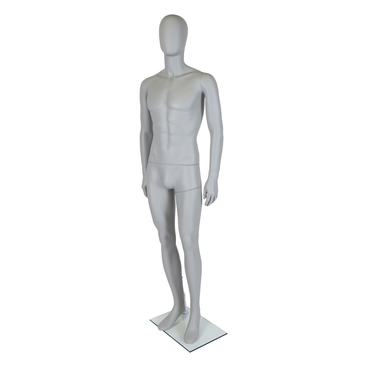 Mode Faceless Mannequin - Male - Matt Grey - Eco-Friendly Plastic ...
