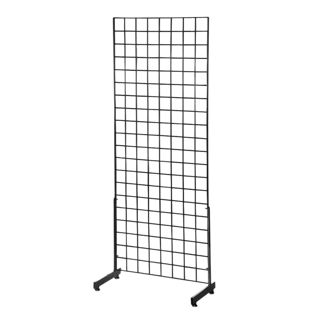 Black 5ft Gridwall Mesh Single Sided Stand - H1585 x W610 x D305mm