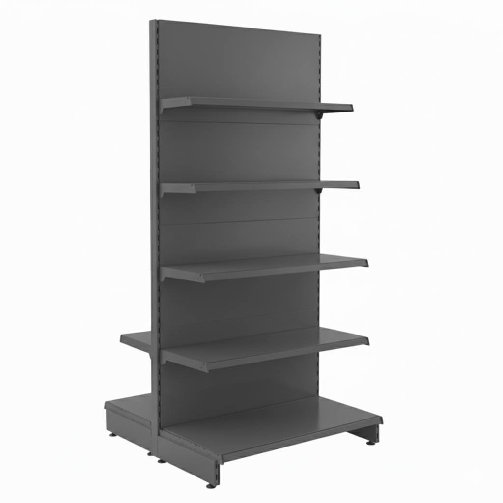 Dark Grey Base Leg for Retail Shelving Units - H160mm - Choice of ...