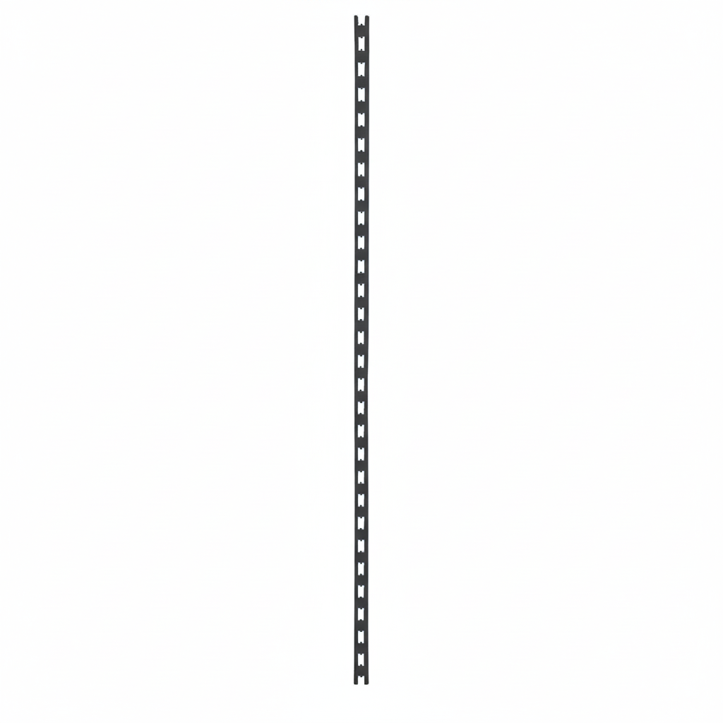 Dark Grey Upright Extension for Retail Shelving Units H400mm