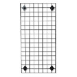 4ft Wall-Mounted Grid Mesh Display - H1220 x W610mm