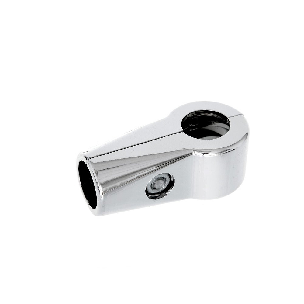 Chrome Premium 3-Way T-Shape Clamp for ø25mm Chrome Tube Rail - H37 x ...
