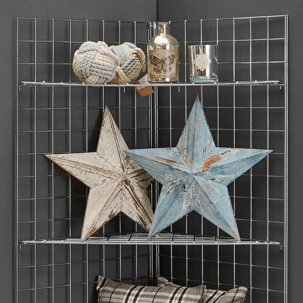 5ft Freestanding Grid Mesh Display Bundle With 2 x Panels, 3 x Wire ...