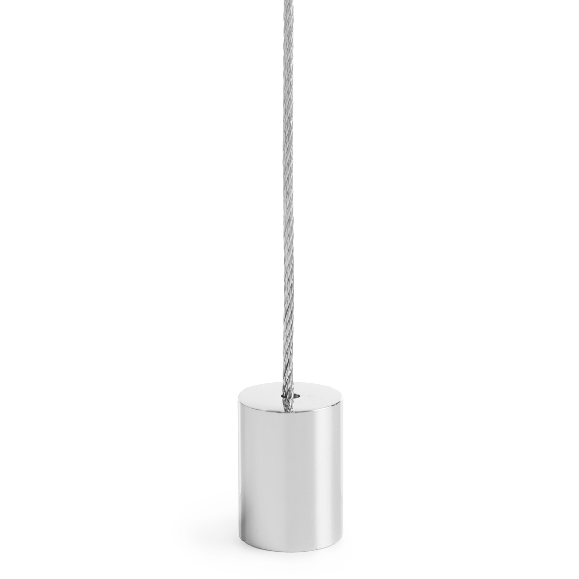 Chrome Ceiling-to-Floor Cable Display Kit - A1 Portrait