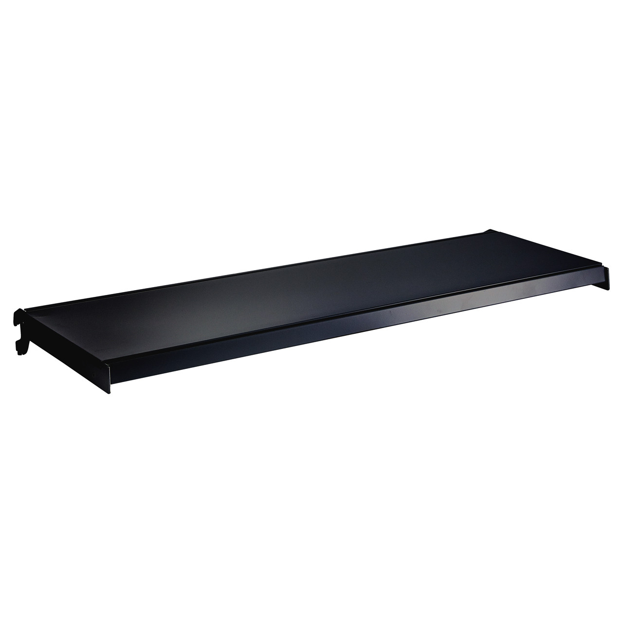 Black Retail Shelving Modular Wall Unit - Perforated Back Panels - 2 ...
