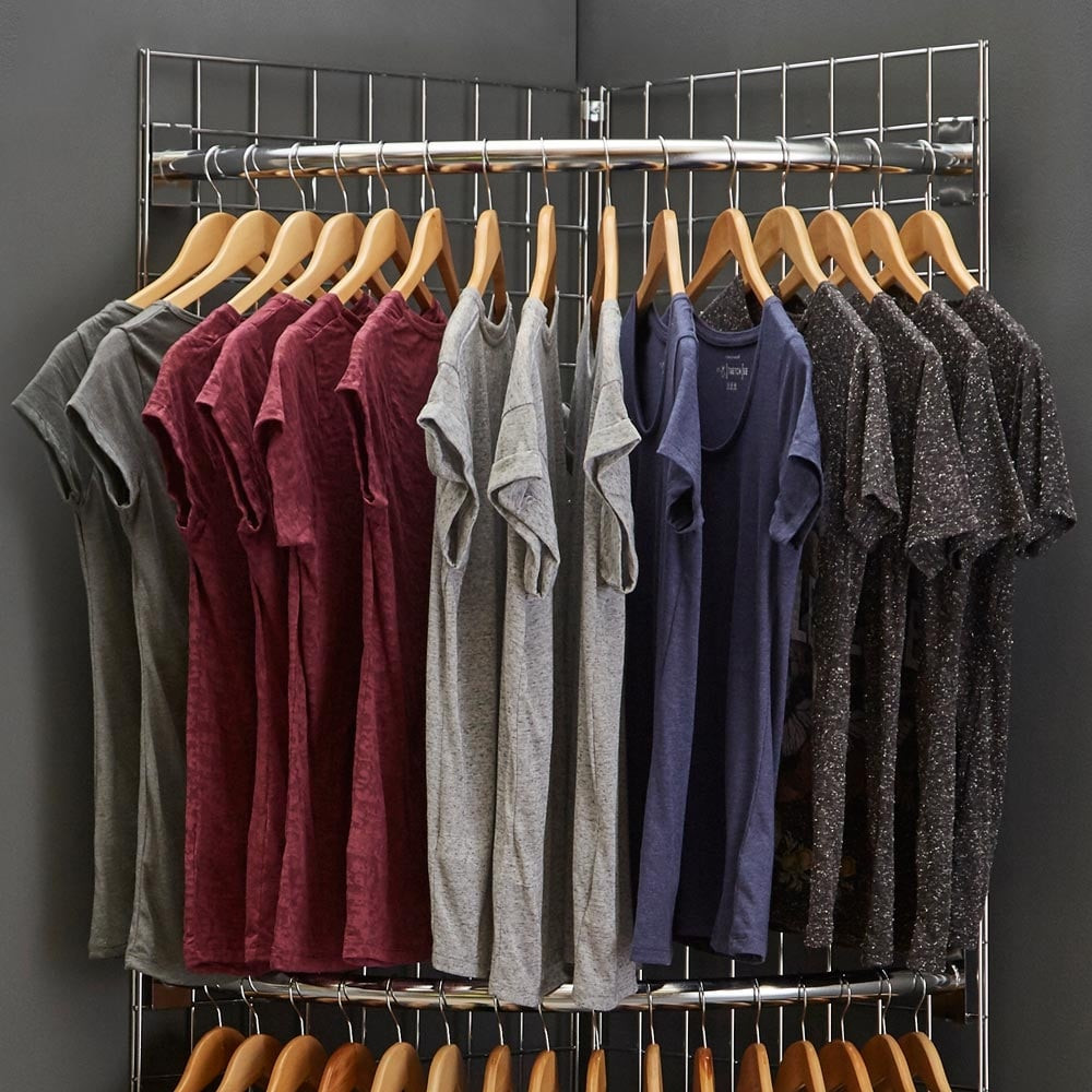 6ft Freestanding Grid Mesh Display Bundle With 2 x Panels, 2 x Hanging ...