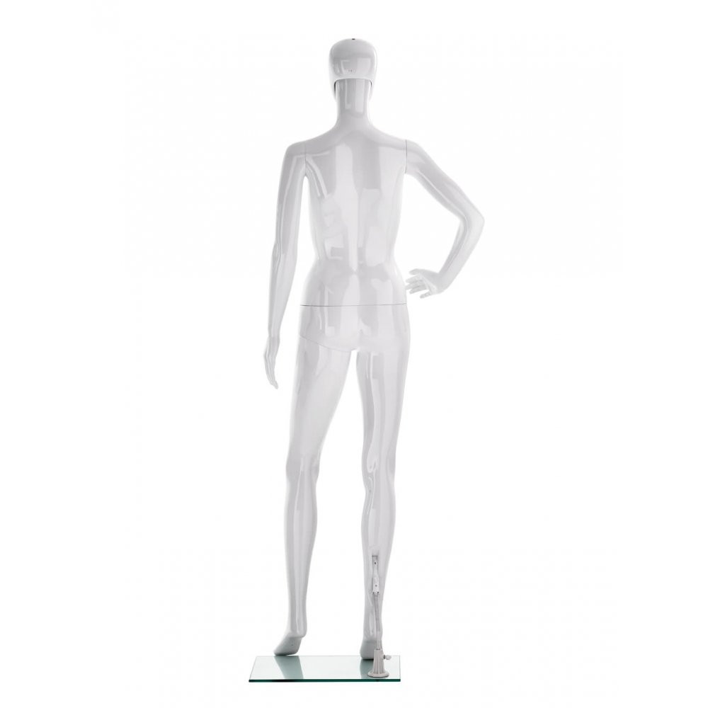 Vibe Mannequin 05 - Female - Gloss White - Height: 1790mm