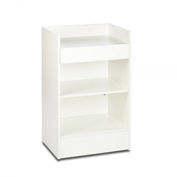 White Shop Counter and Till Unit Bundle - Silhouette Range