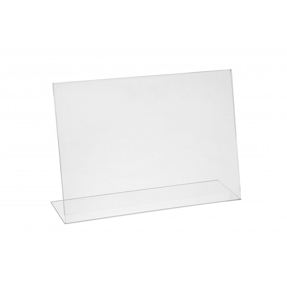Slanted Sign Holder - A4,Landscape - H215 x W298mm