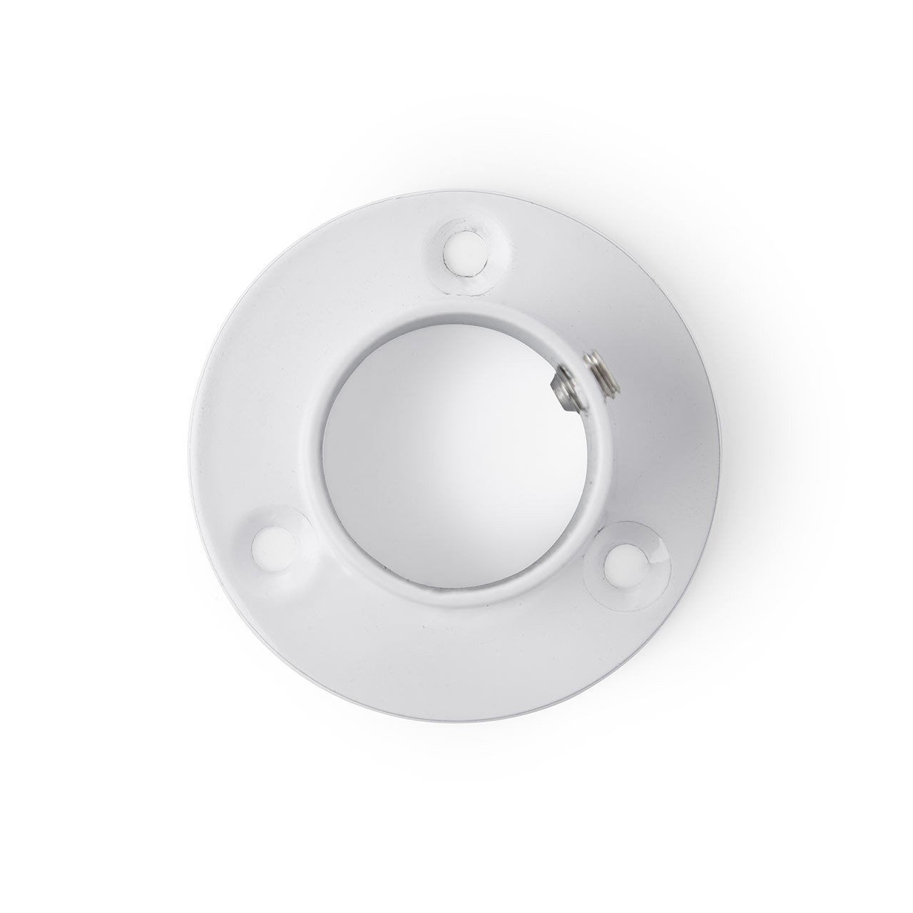 2m Heavy Duty Alcove White Tube Hanging Rail with 1 Support Arm