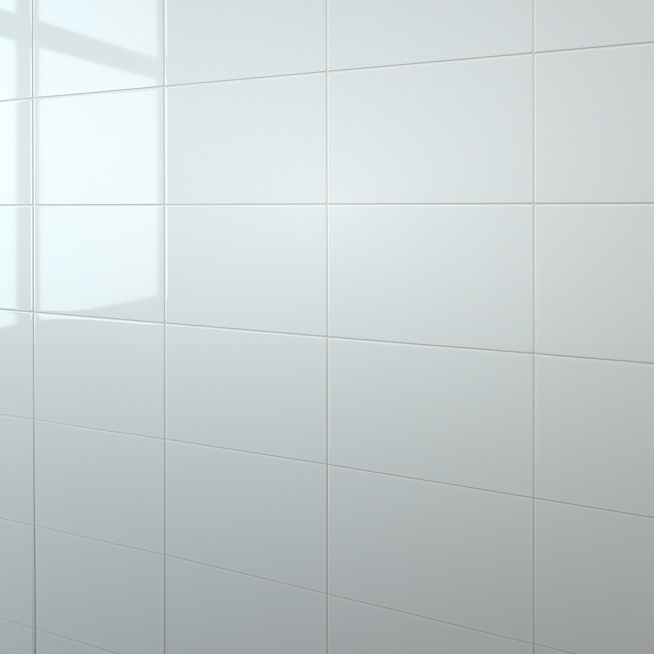 White Large Wall Panel Tile - Portrait panels - PVC