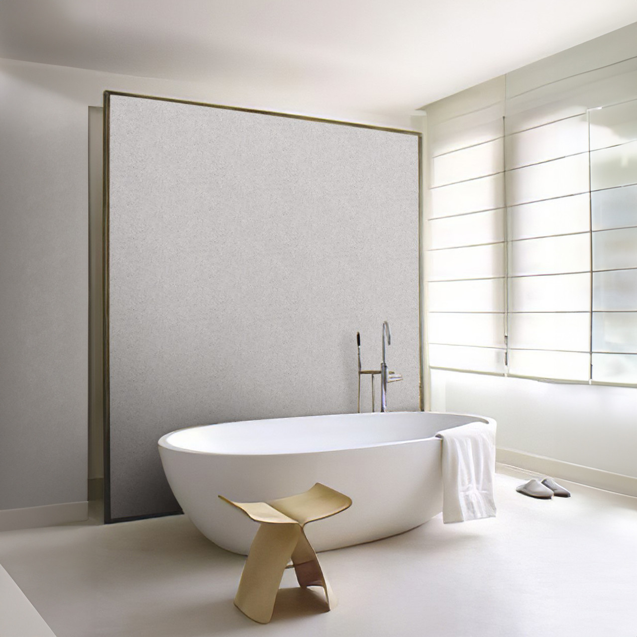 Grigio Concrete Wall Panel Tile - Portrait panels - PVC