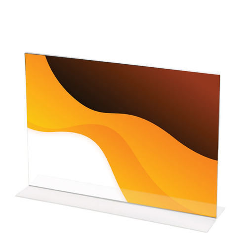 Upright Sign Holder - A4,Landscape - H215 x W298mm