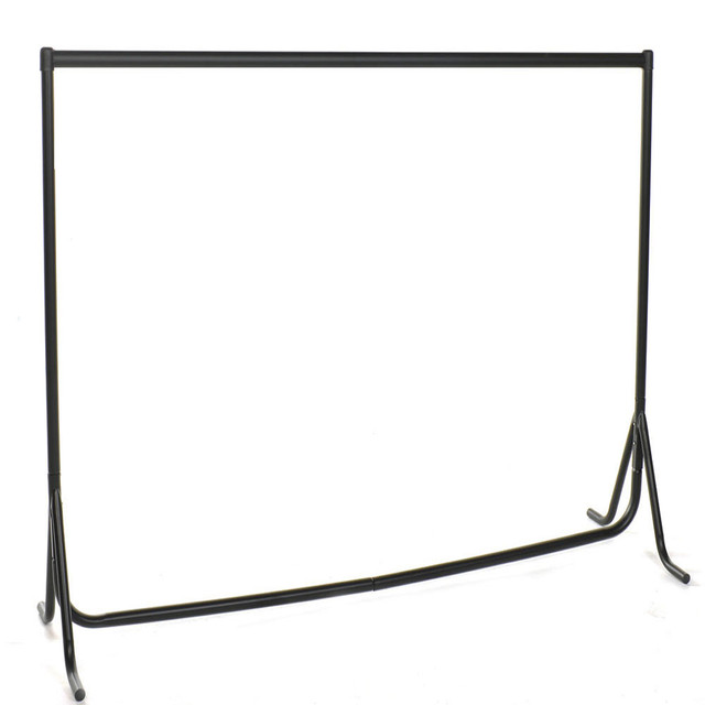 Fishtail Black Heavy-Duty Clothes Rail - Choice of 3 ft to 6 ft widths