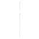 Jura White Upright Extension for Retail Shelving Units H400mm or H1000mm