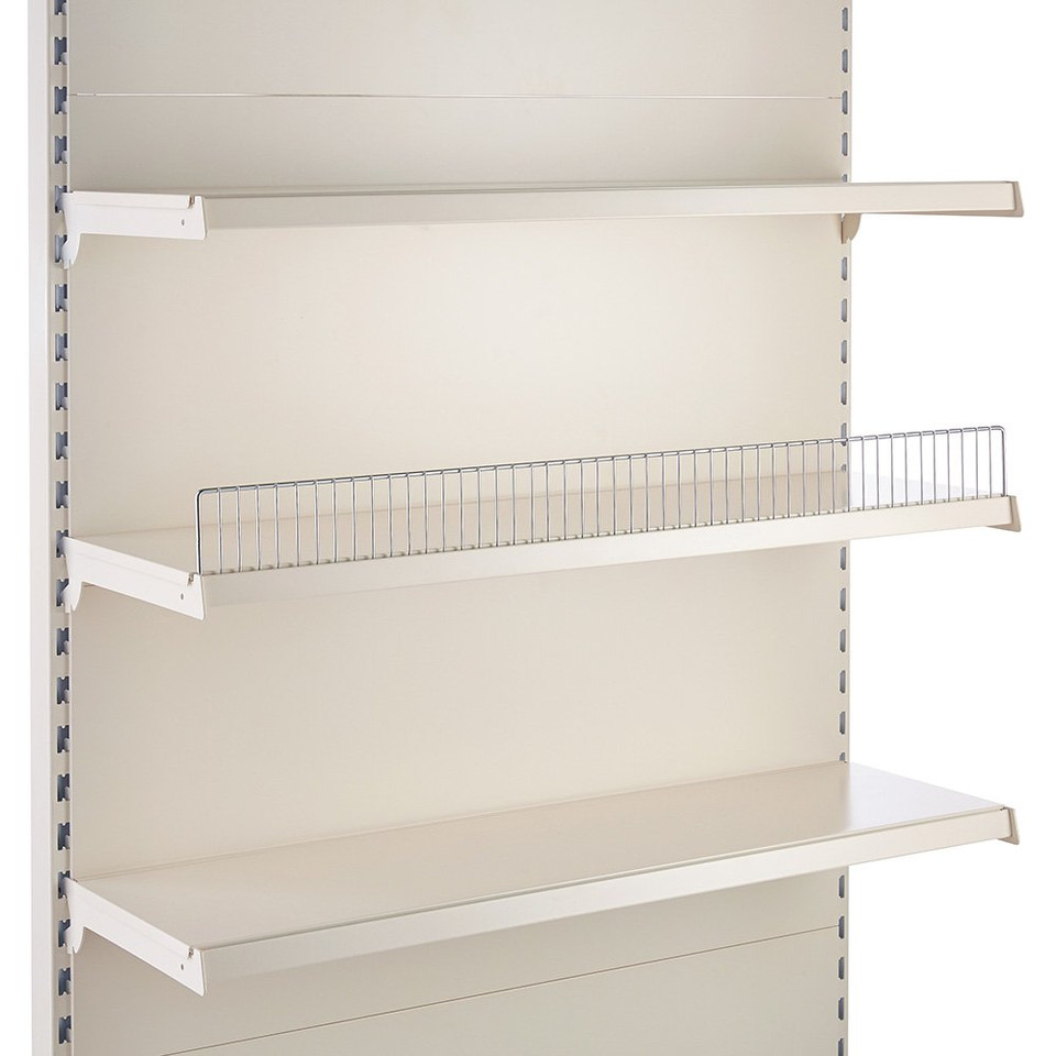 Low Wire Shelf Risers for Retail Shelving Units - H95mm (75mm Exposed ...